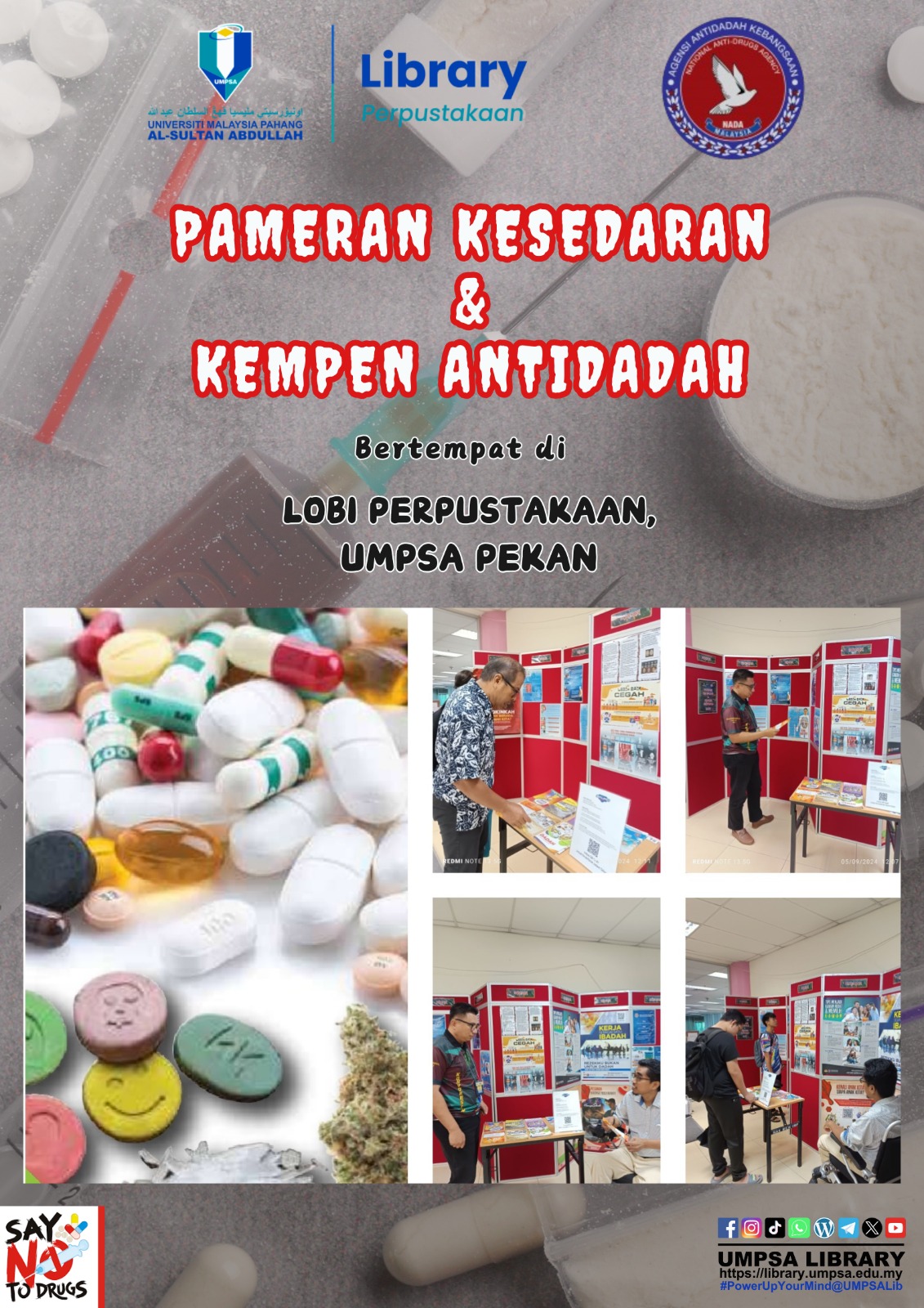 UMPSA Library Official - Pameran Keilmuan: Pameran Kesedaran dan Kempen ...